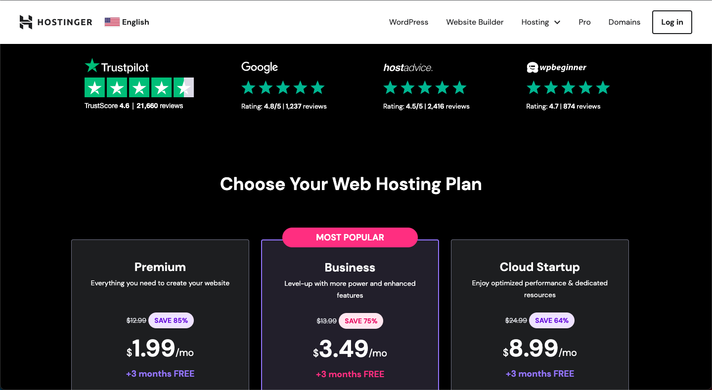 Top 5 website hosting for photographers With WHY | For Beginners